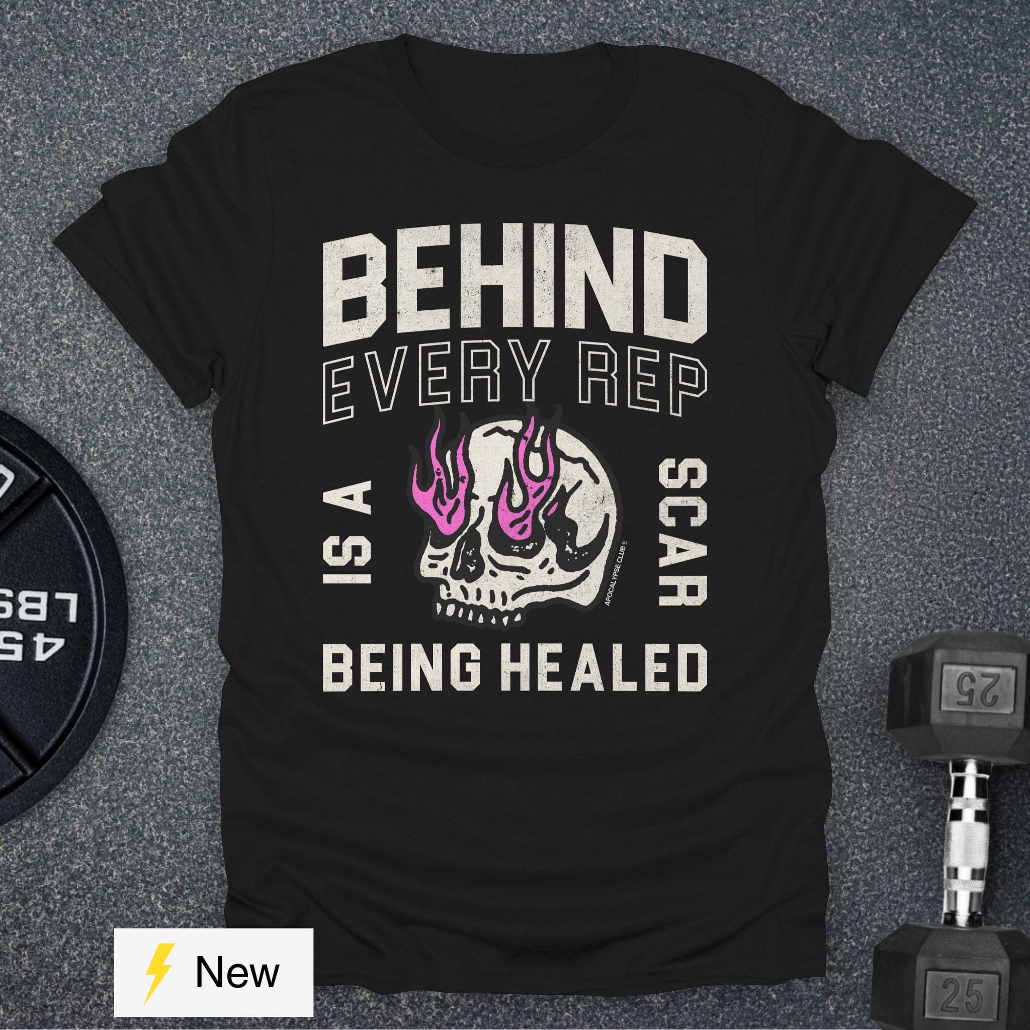 Behind Every Rep T-Shirt – Apocalypse Club